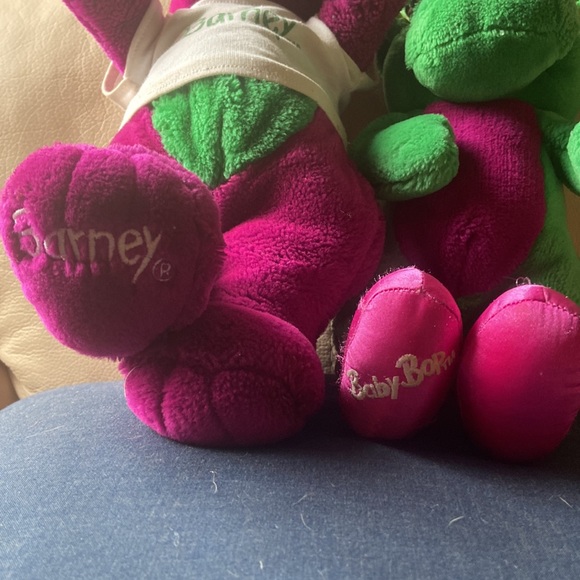 barney and friends | Toys | Barney And Baby Bop Dolls Animal Plush 5 ...
